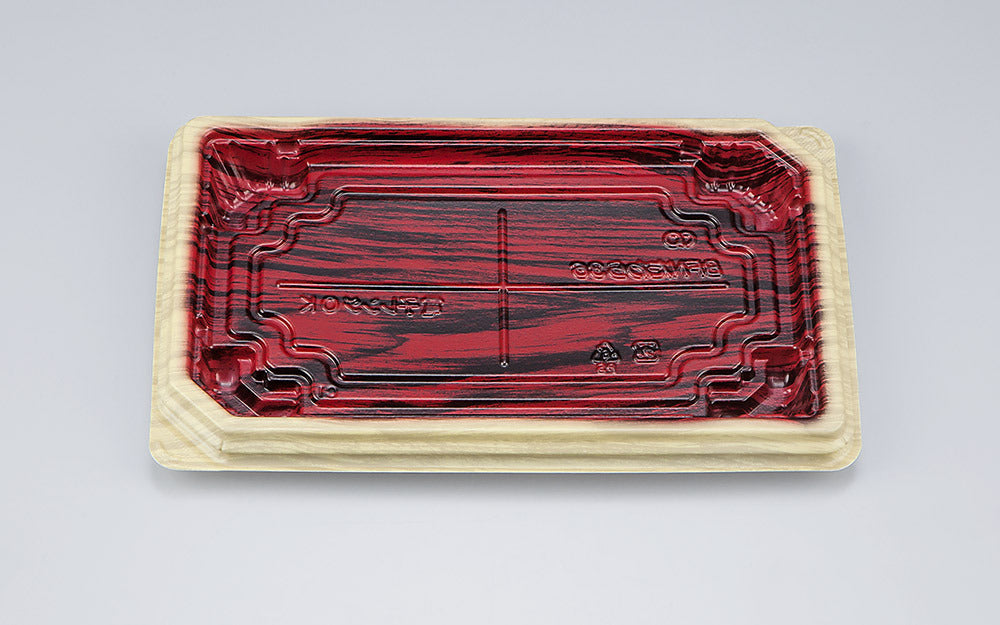 弁当容器 BFNたわら36 和もく赤本体 – パックNEXT